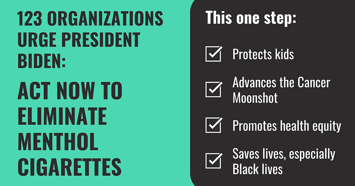 Eliminate Menthol Cigarettes:… | Campaign for Tobacco-Free Kids